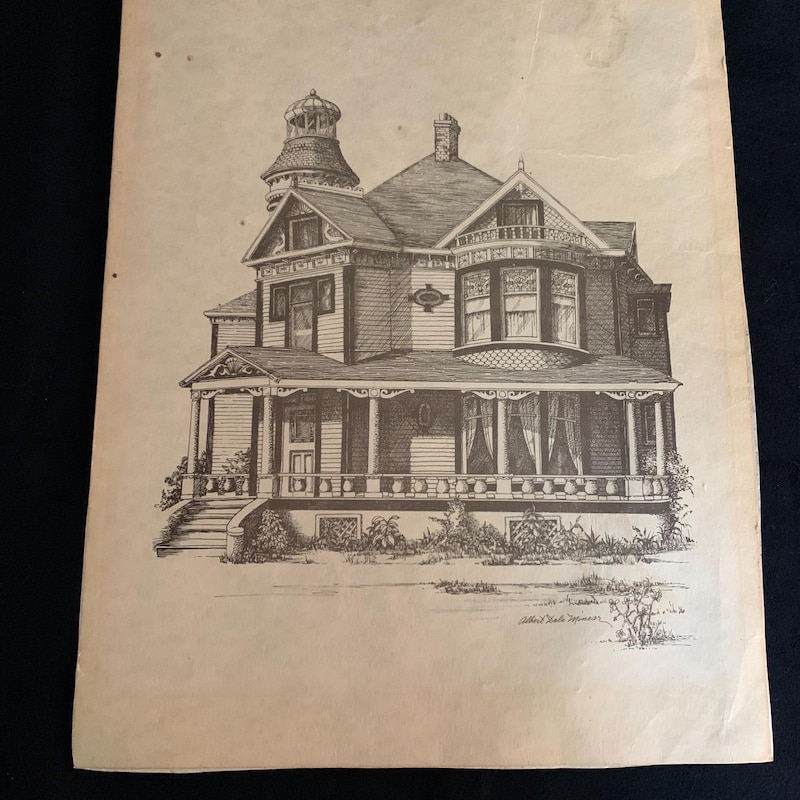 Victorian Drawing - Etsy