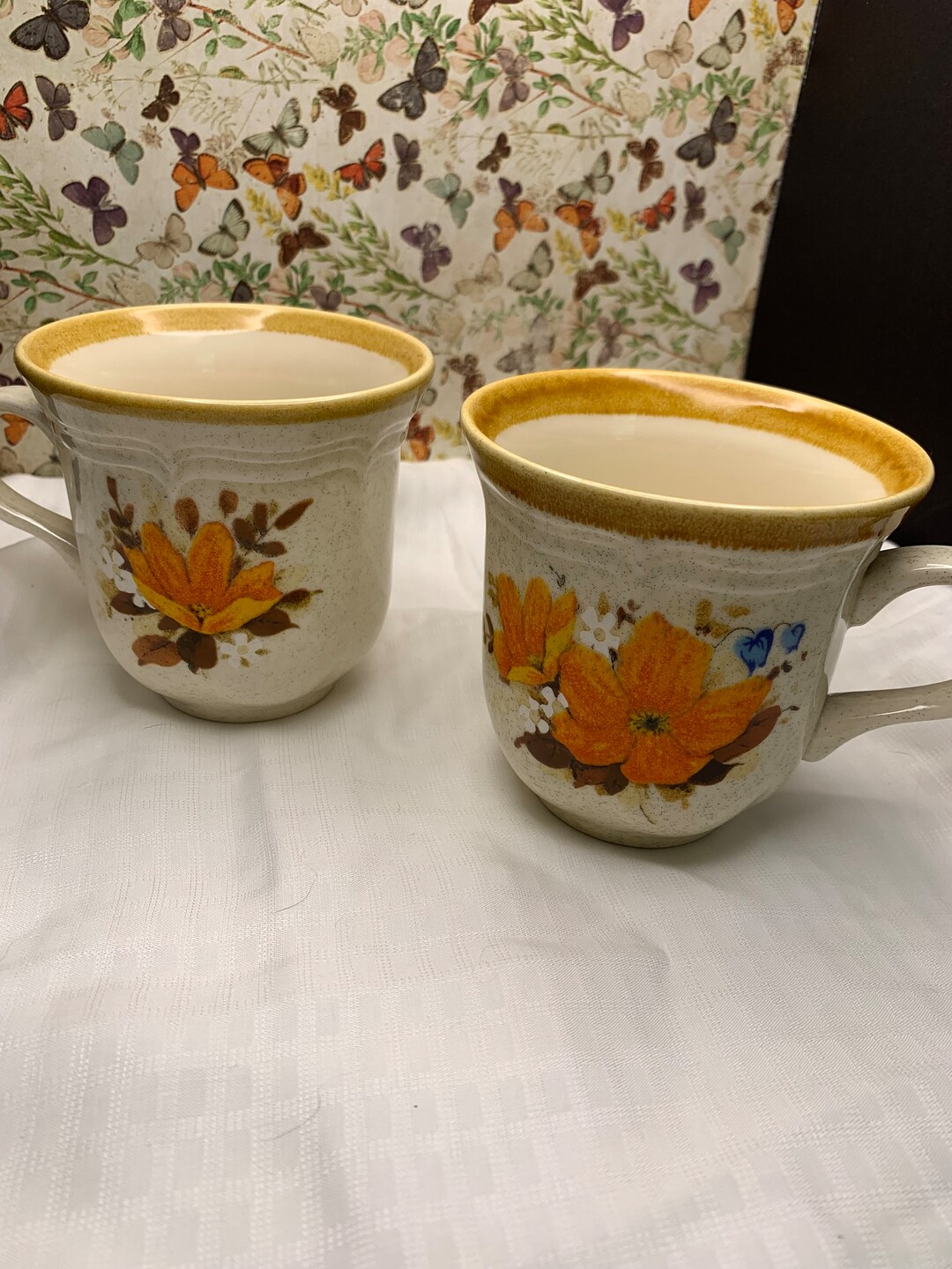 Vintage Pair of Mikasa Mugs | Coffee | Tea - Etsy