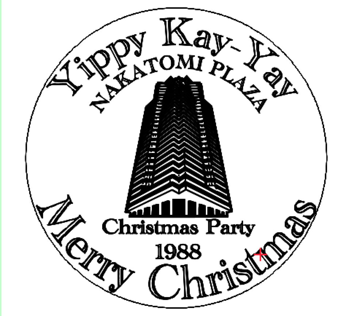 Yippy Kay-yay Merry Christmas/ Die Hard Sign Digital Template Files ...