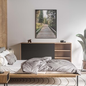 Bend Oregon Nature Trail Art Print Download, Forest Path Photo, Pacific ...