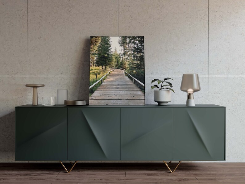 Bend Oregon Nature Trail Art Print Download Forest Path - Etsy