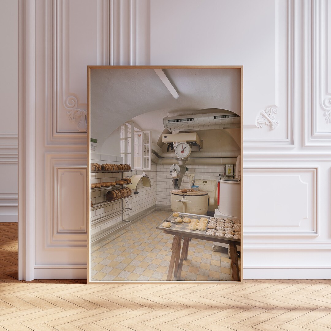 European Bakery Art, Artisan Bakery Print, Austria Cafe Print, Rustic ...