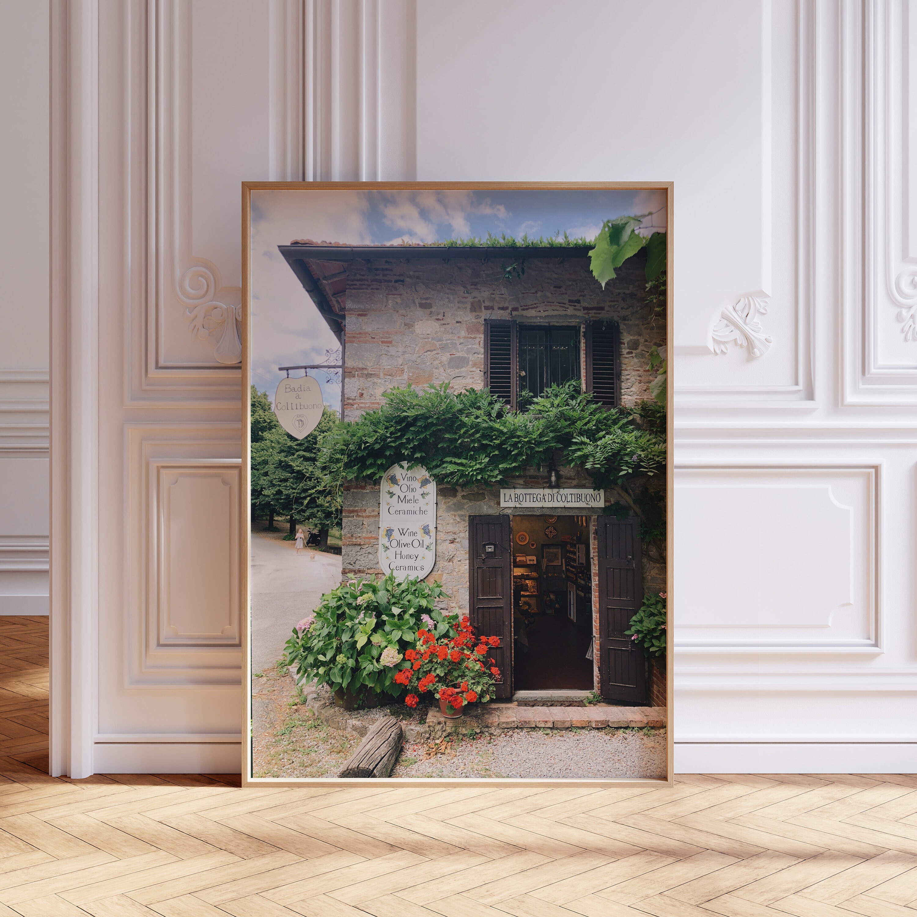 Tuscany Wine Shop Photo Print, Italian Winery Decor, Rustic European ...