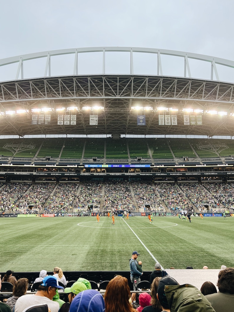 Lumen Stadium Seattle Sounders Digital Print, Soccer Arena Wall Art ...