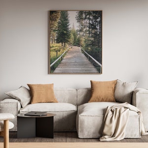 Bend Oregon Nature Trail Art Print Download, Forest Path Photo, Pacific ...