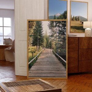 Bend Oregon Nature Trail Art Print Download, Forest Path Photo, Pacific ...