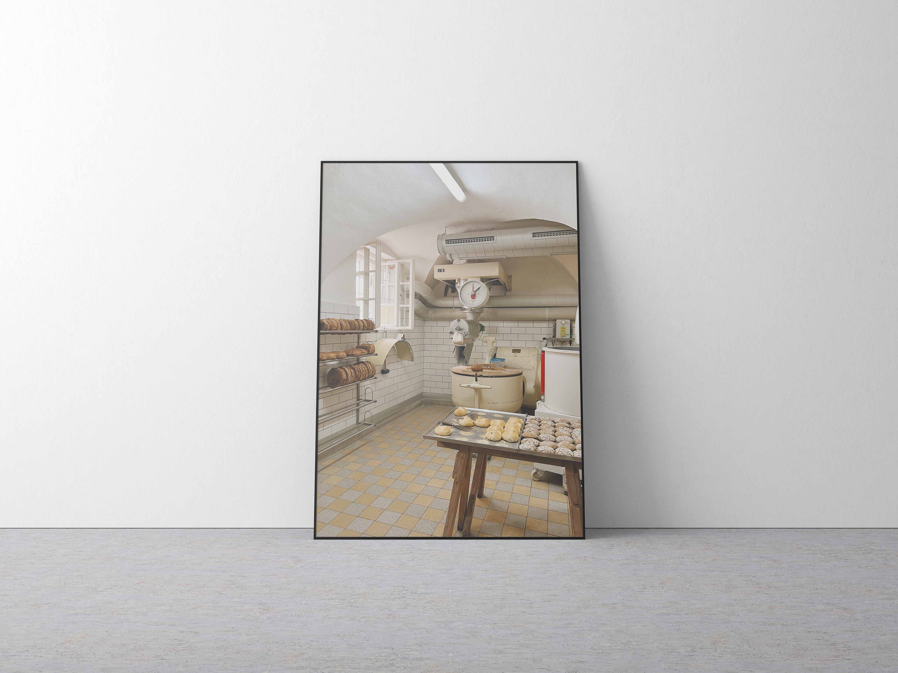 European Bakery Art, Artisan Bakery Print, Austria Cafe Print, Rustic ...