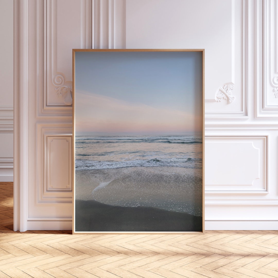 Oregon Coast Sunrise Digital Print, Pastel Color Palette, Coastal Wall ...