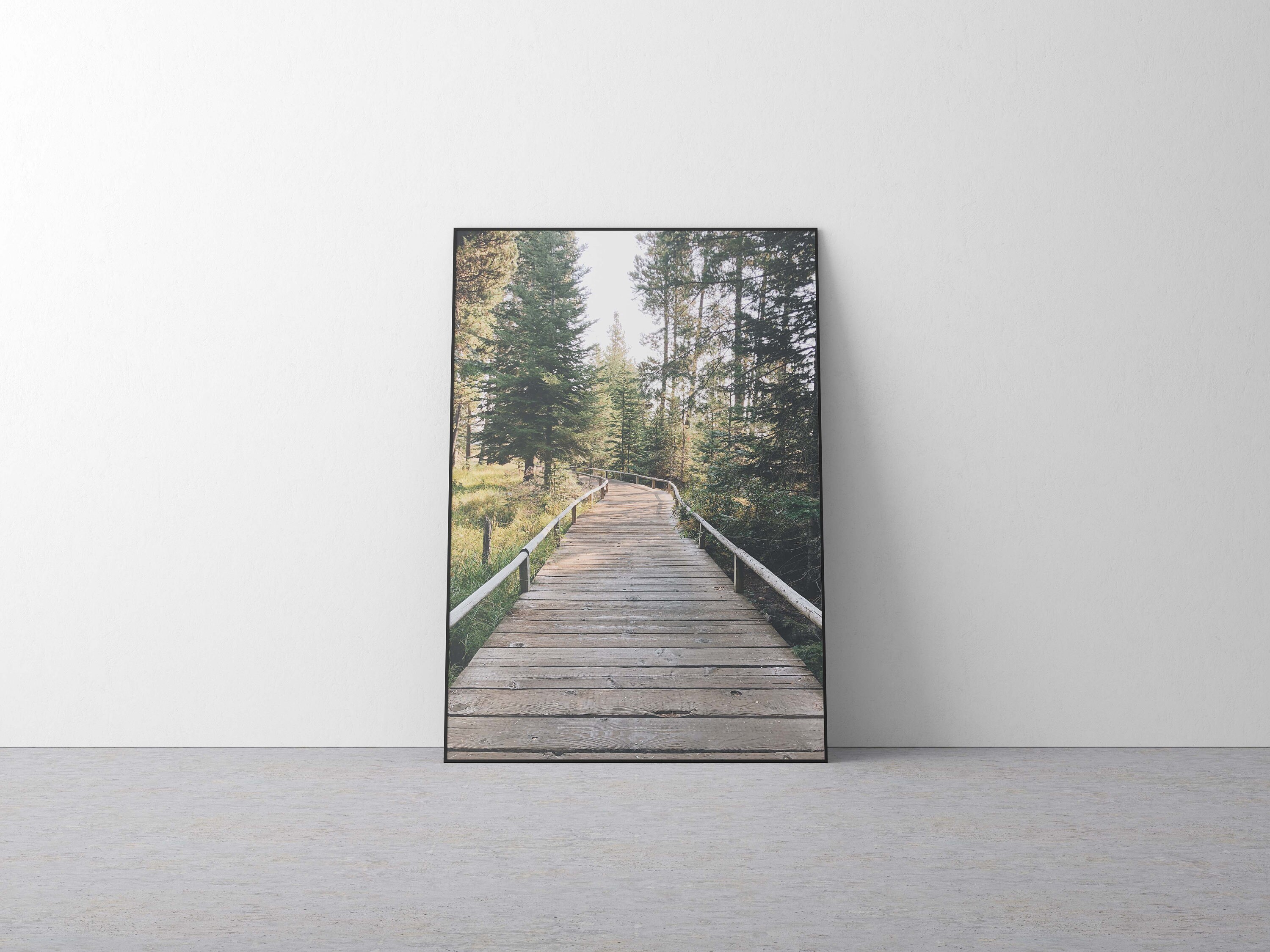 Bend Oregon Nature Trail Art Print Download, Forest Path Photo, Pacific ...
