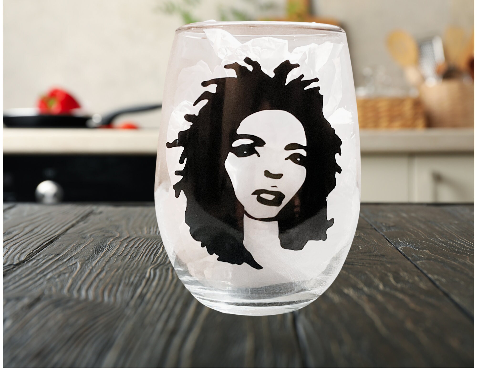 Various Artist Wine Glass Etsy