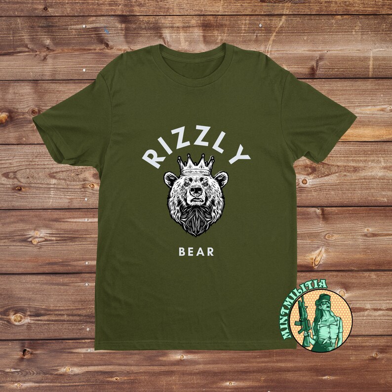 Rizzly Bear T-shirt, Rizz T-shirt, Rizz Shirt, W Rizz, Funny T-shirt ...