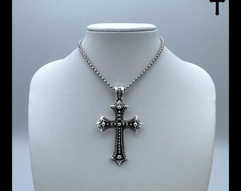 Y2k Intricately Detailed Cross Pendant and Necklace Gifts - Etsy