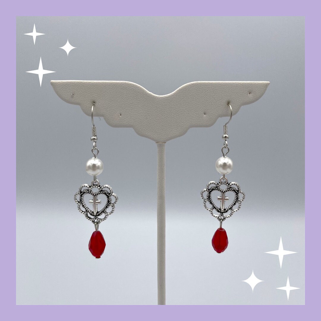 Bleeding Coquette Jewelry Set - Etsy