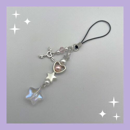 Pink Pilates Angel Phone Charm / Keychain - Etsy