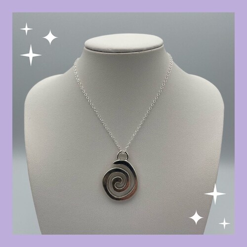Celtic Swirl Necklace Spiral Necklace 925 Sterling Silver - Etsy