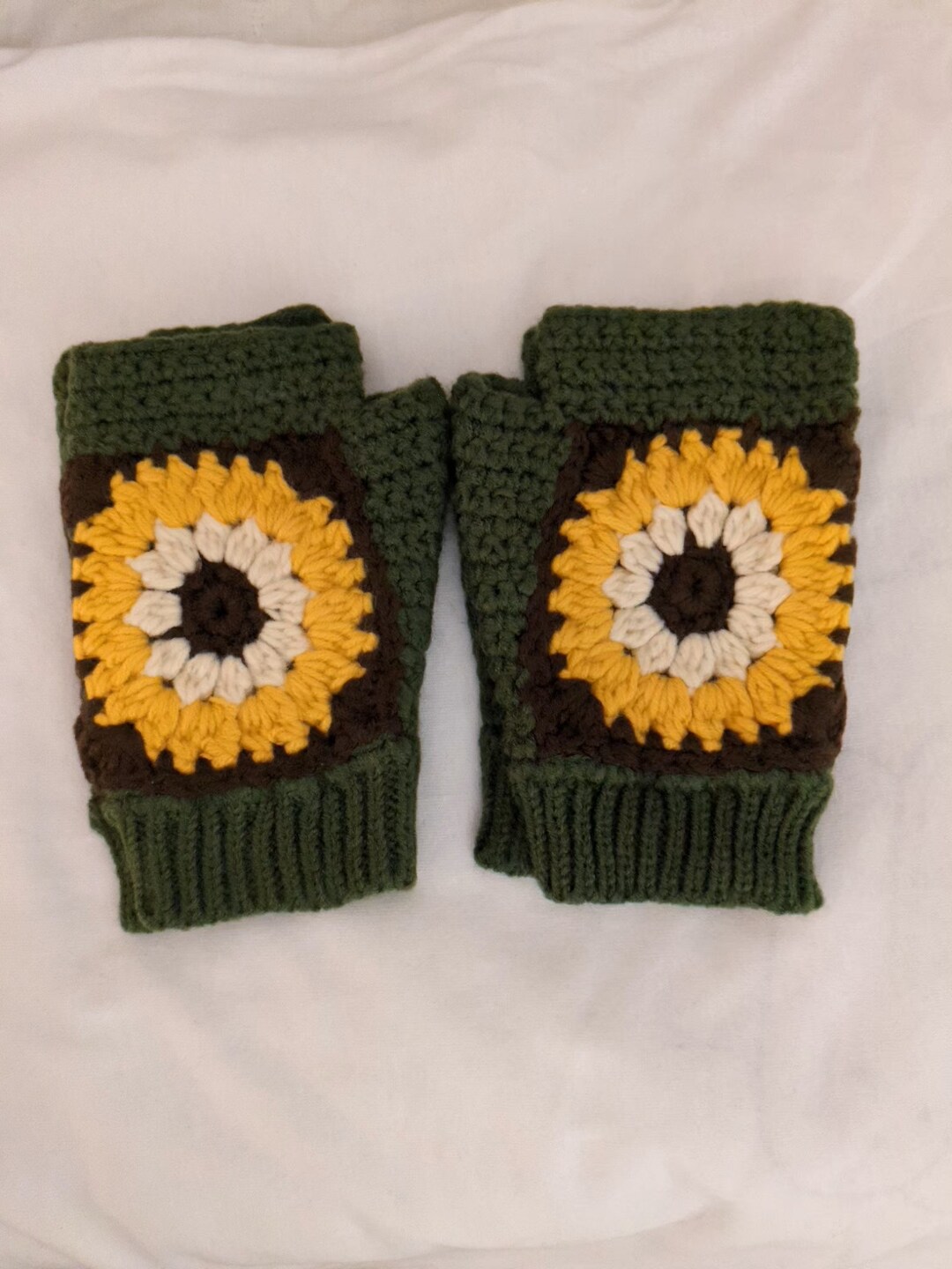 Fingerless Gloves Granny Squares, Heavy Squares Fingerless Gloves - Etsy
