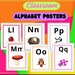 Colorful Classroom Decor Alphabet Posters abchomeschool montessori ...