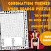 REGAL WORD HUNT Themed Word Search, Birthday Activity, Kids Worksheets ...