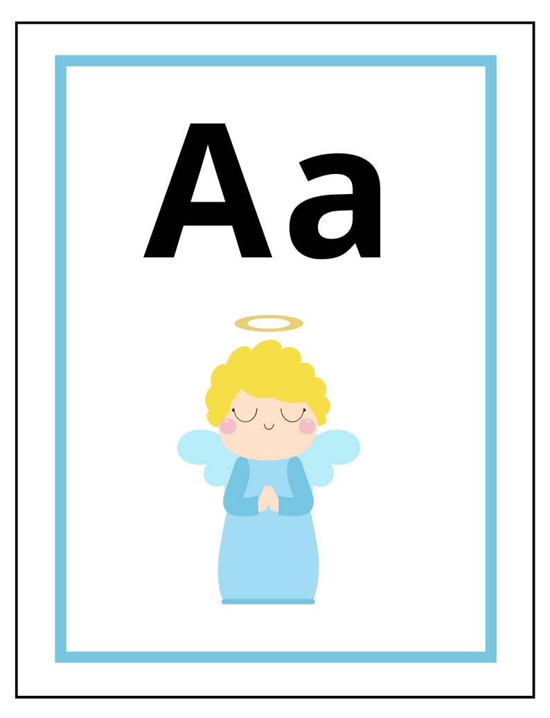 Colorful Classroom Decor Alphabet Posters abchomeschool montessori ...