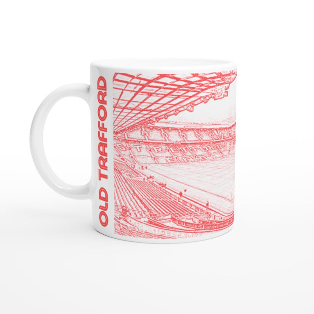 Utd's Retro Stencil Stadium Mug - Etsy
