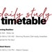 Perfect STUDY ROUTINE for Students - Etsy