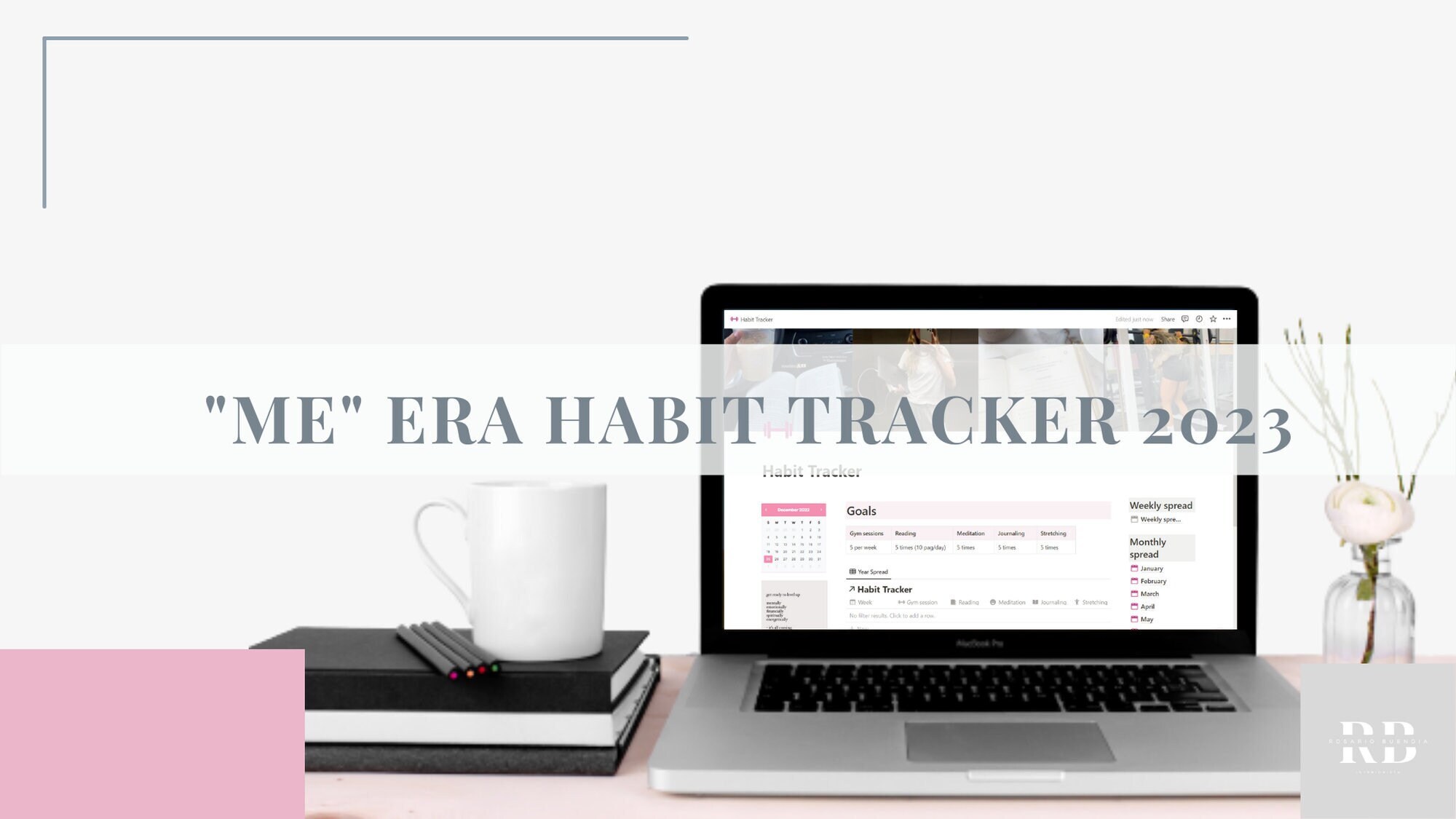 Me era habit tracker Notion Template 2023 - Etsy México