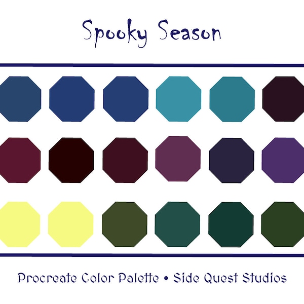 Witch Color Palette - Etsy