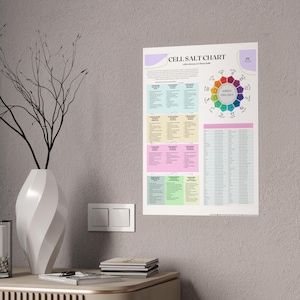 Cell Salt Chart, Tissue Salt Chart, Homeopathic Cell Salts, Holistic ...