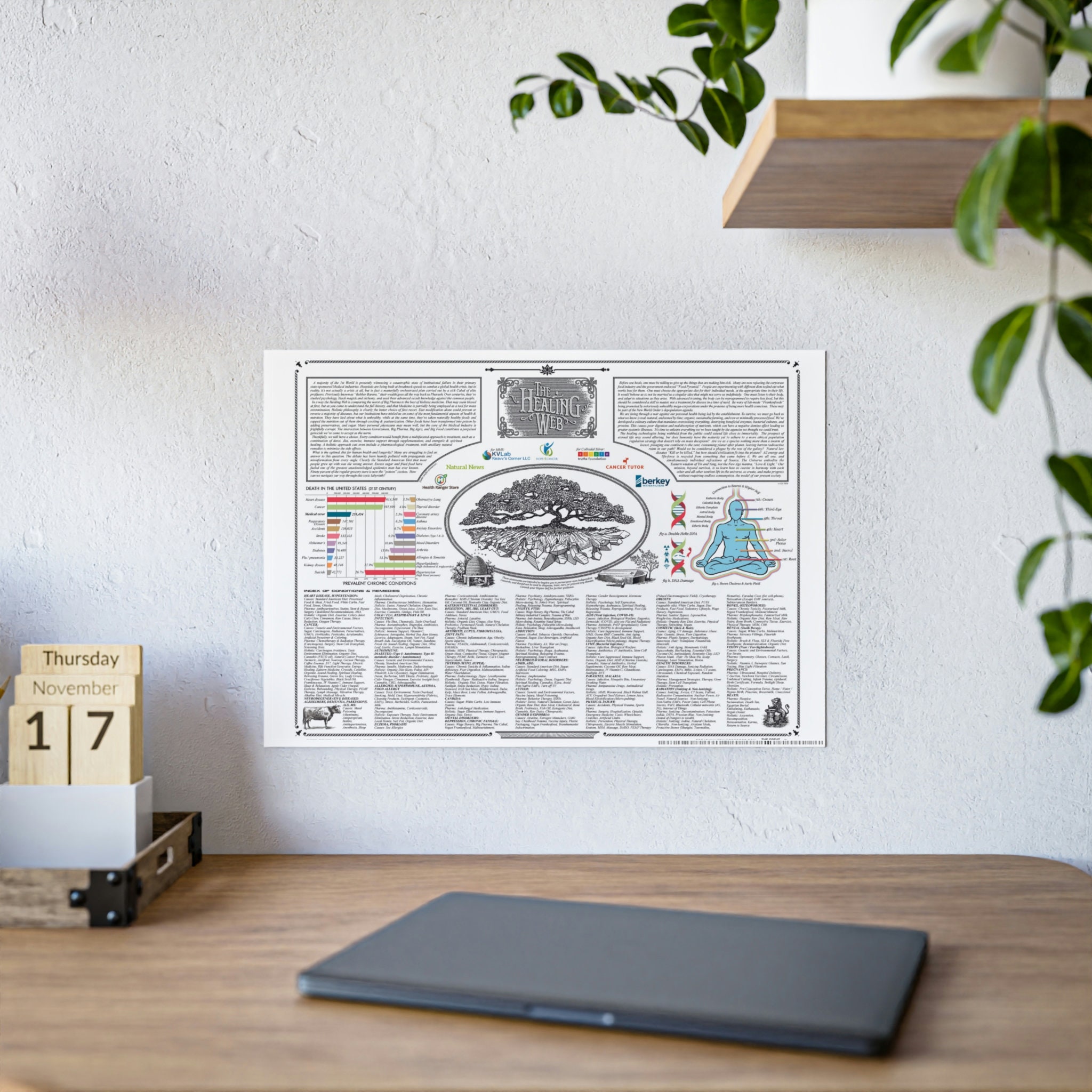 The Healing Web Page 2 Gloss Poster - Etsy