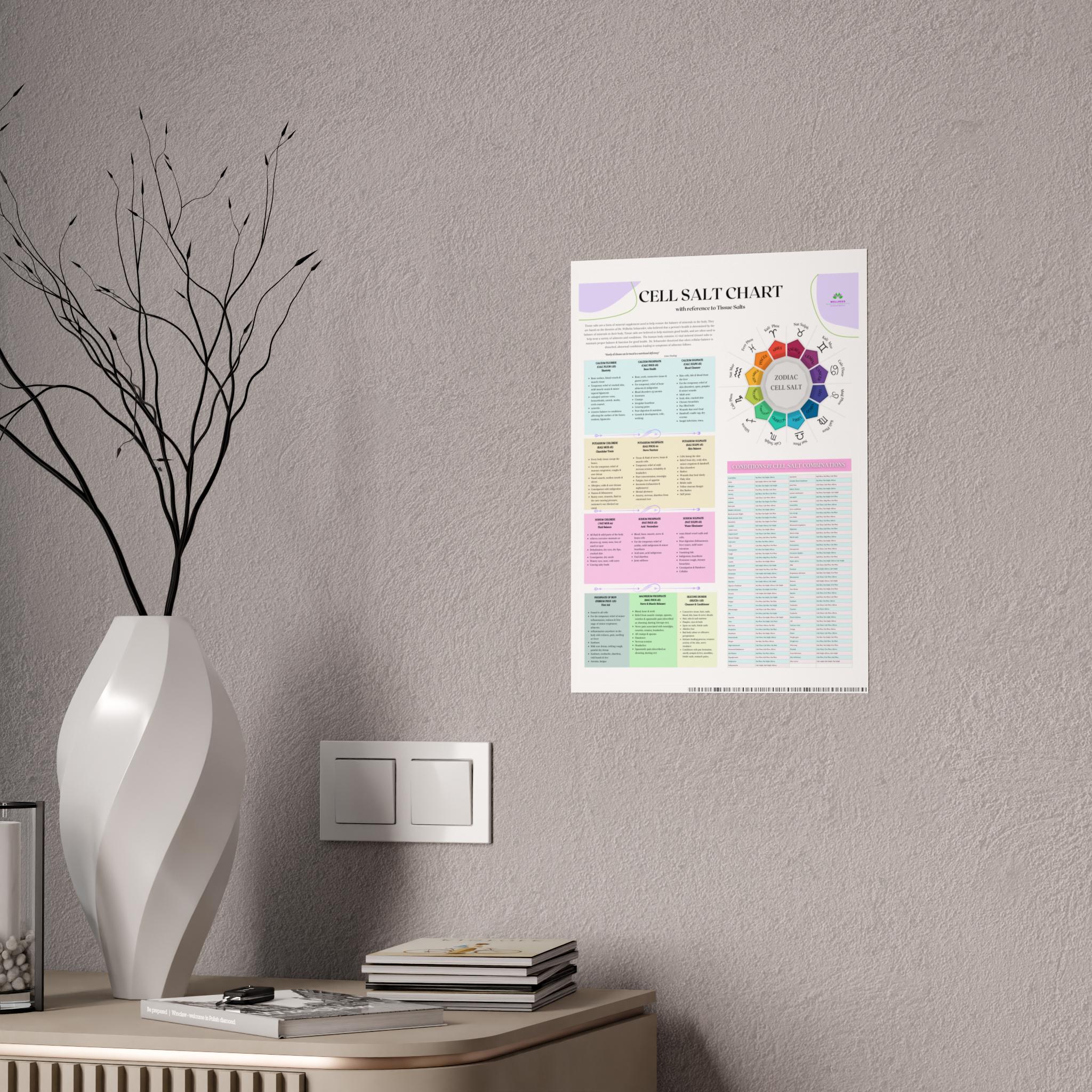 Cell Salt Chart, Tissue Salt Chart, Homeopathic Cell Salts, Holistic ...