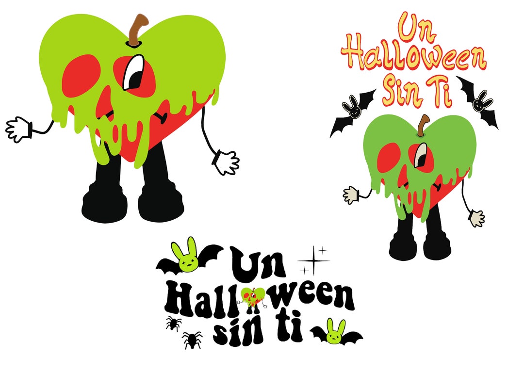 Bad Bunny Poison Apple Designs SVG/PNG/JPG Instant Download | Bad Bunny ...