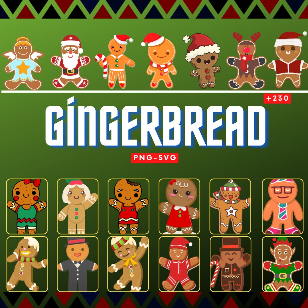 Gingerbread Svg Gingerbread Ornament Svg Cookie Svg Gingerbread Man