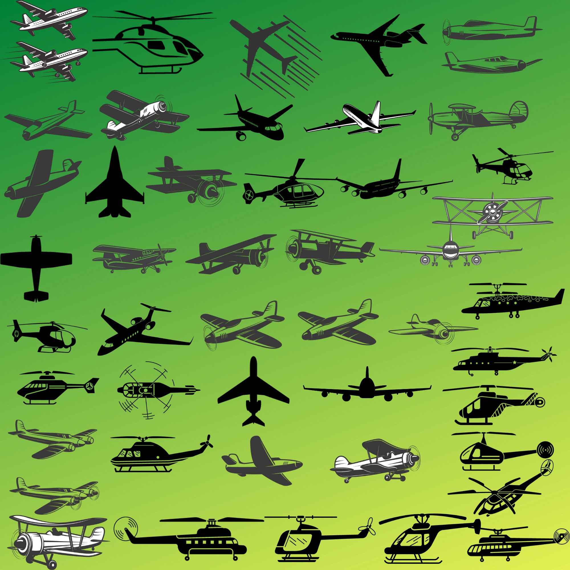 FLUGZEUG SVG Bundle, FLUGZEUG SVG geschnittene Dateien für Cricut ...