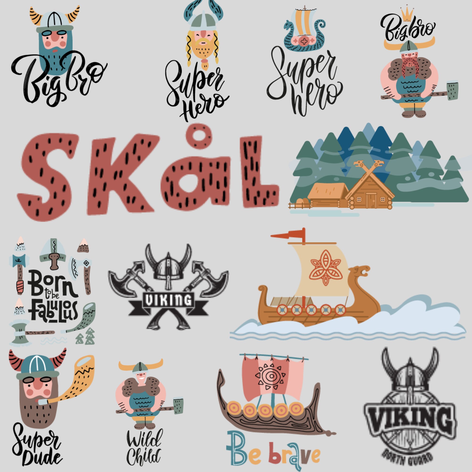 Viking SVG for Cutting Machines, SVG Files, Clipart,cutting Files ...
