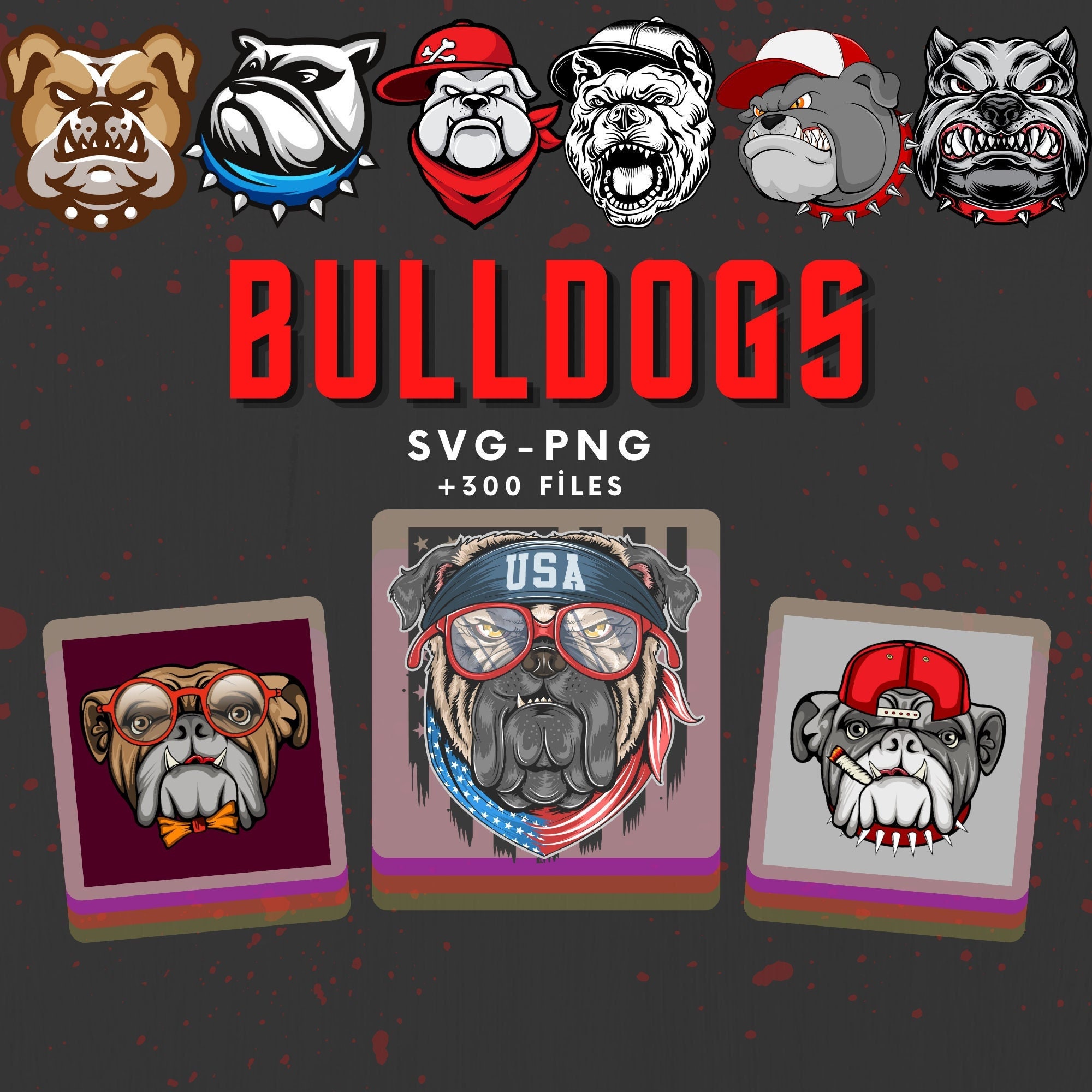 Bulldogs SVG Bundles,let's Go Bulldogs,digital Download,english ...
