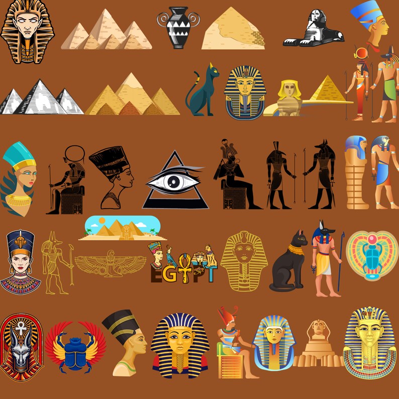 Egypt Clipart, Ancient Egypt Clipart,travel Clipart,egypt Svg, Egyptian ...