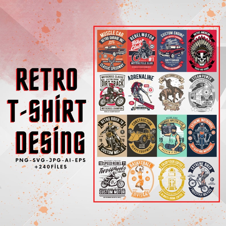 Retro Typography T-shirt Design,urban Designs,american Unique & High ...