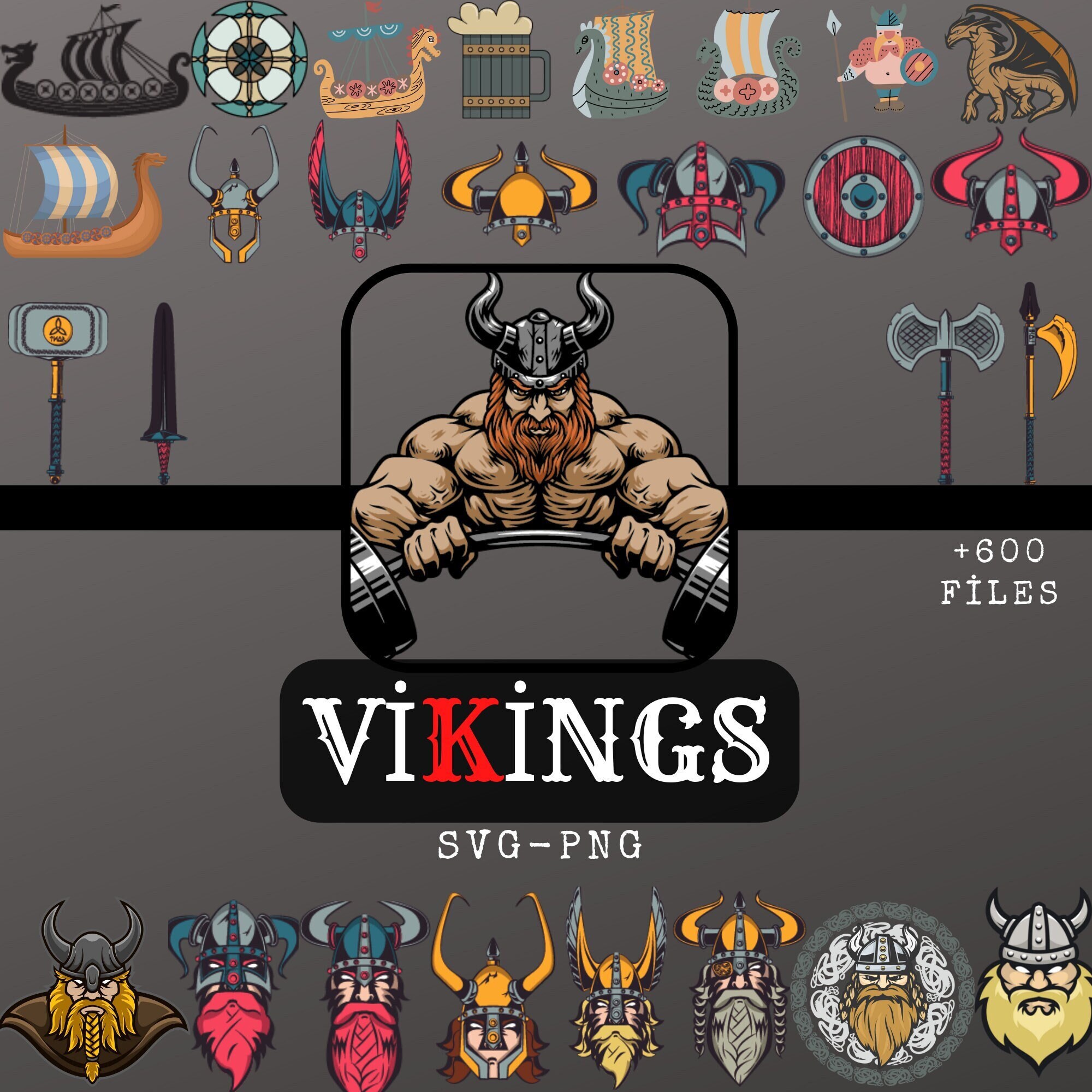 Viking SVG for Cutting Machines, SVG Files, Clipart,cutting Files ...