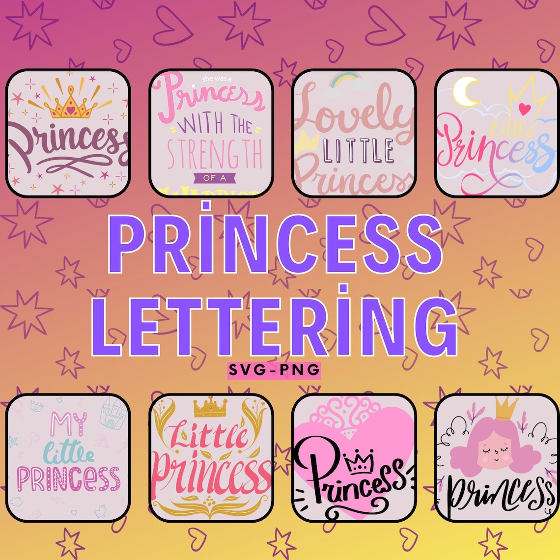 39 Princess Svg Princess Words Svg Little Princess - Etsy
