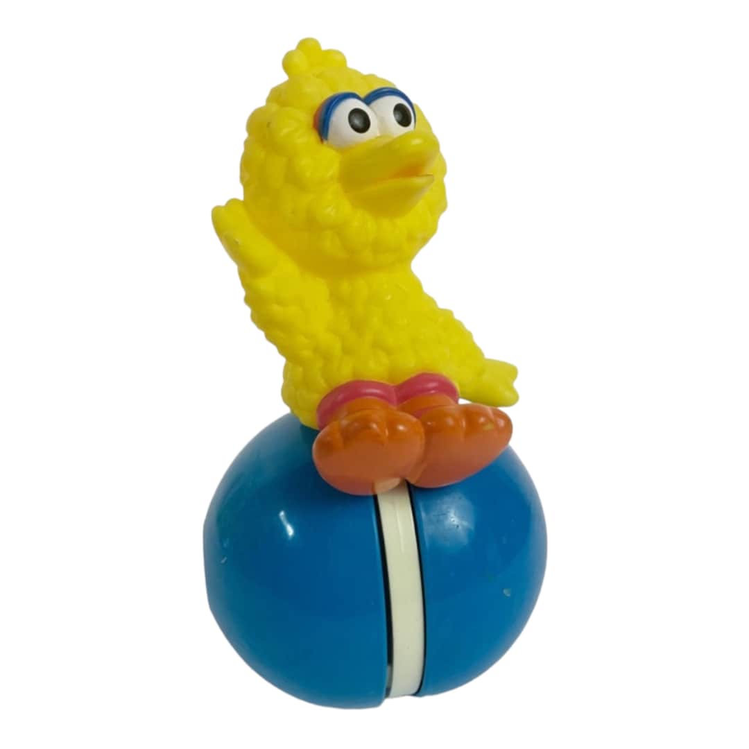Vintage Big Bird Tyco Toys Kids Ball Sesame Street Blue Collectible - Etsy