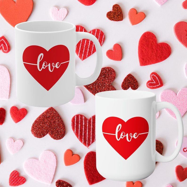 Valentines Day Mug Gift, Coffee Mug, Hot Chocolate Mug, Valentines Gift ...