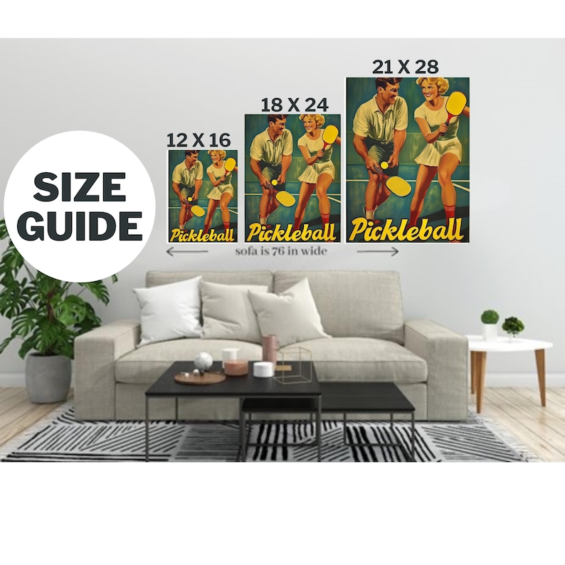 Vintage Pickleball Poster | Pickleball Gift | Pickleball Poster ...
