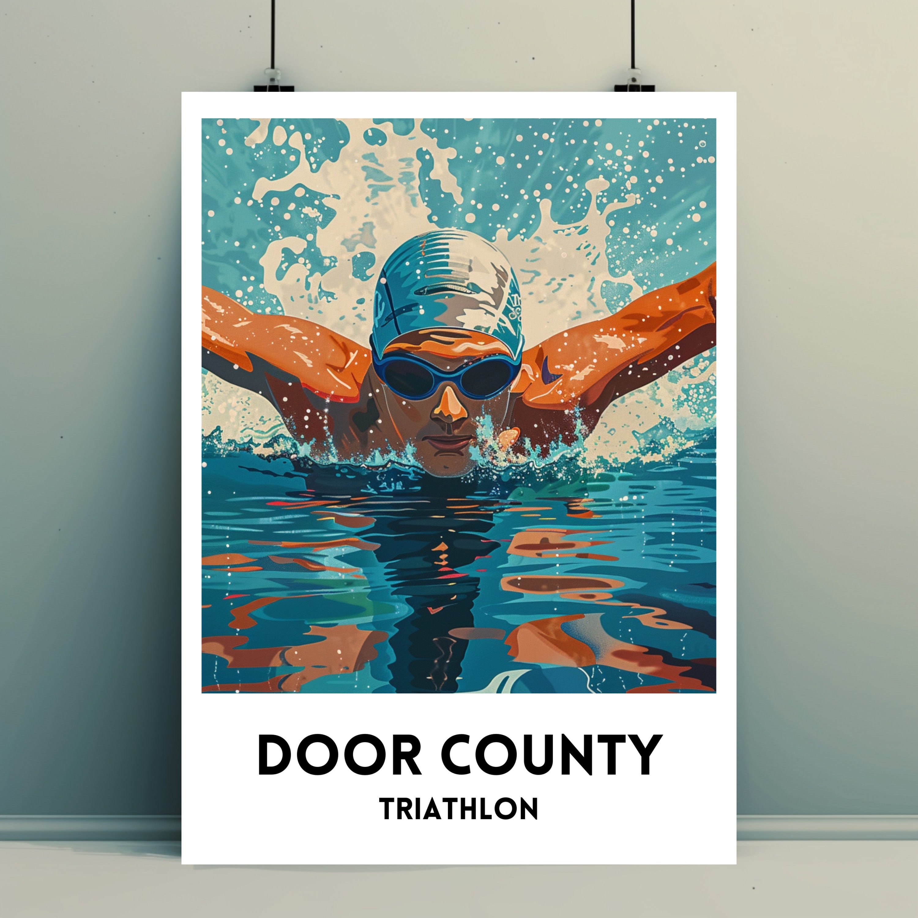 Door County Triathlon Poster - Etsy