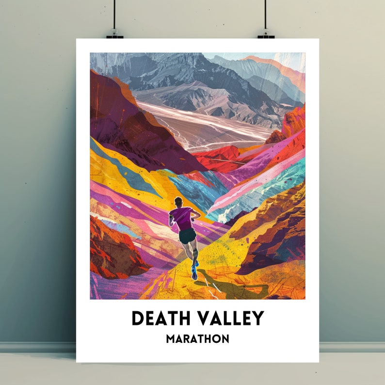 Death Valley Marathon Poster - Etsy