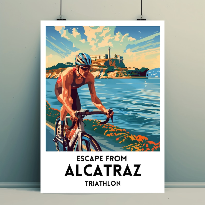 Escape From Alcatraz Triathlon Poster | Escape From Alcatraz Triathlon ...