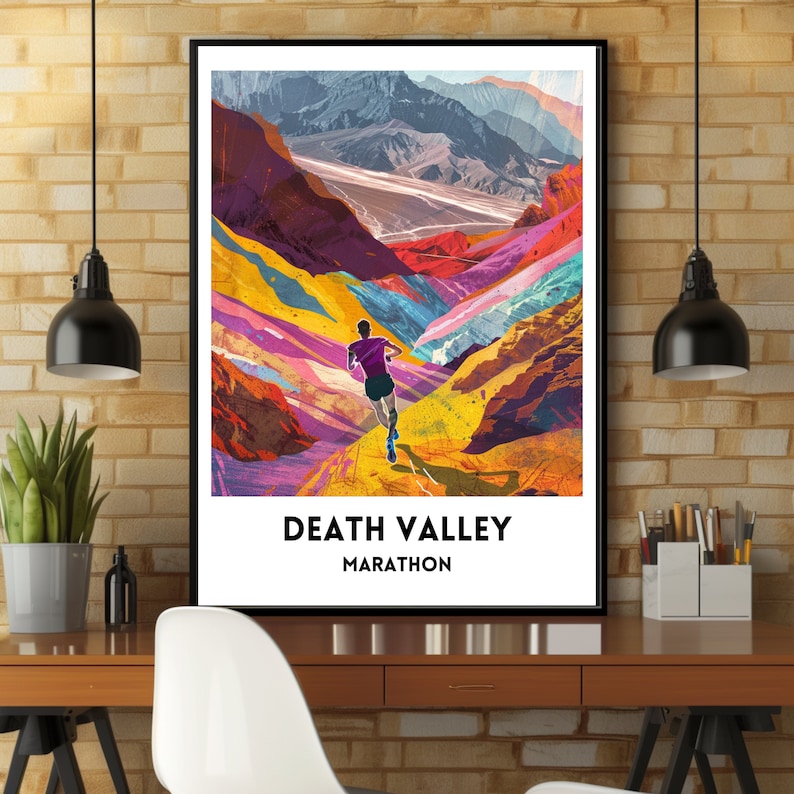 Death Valley Marathon Poster - Etsy