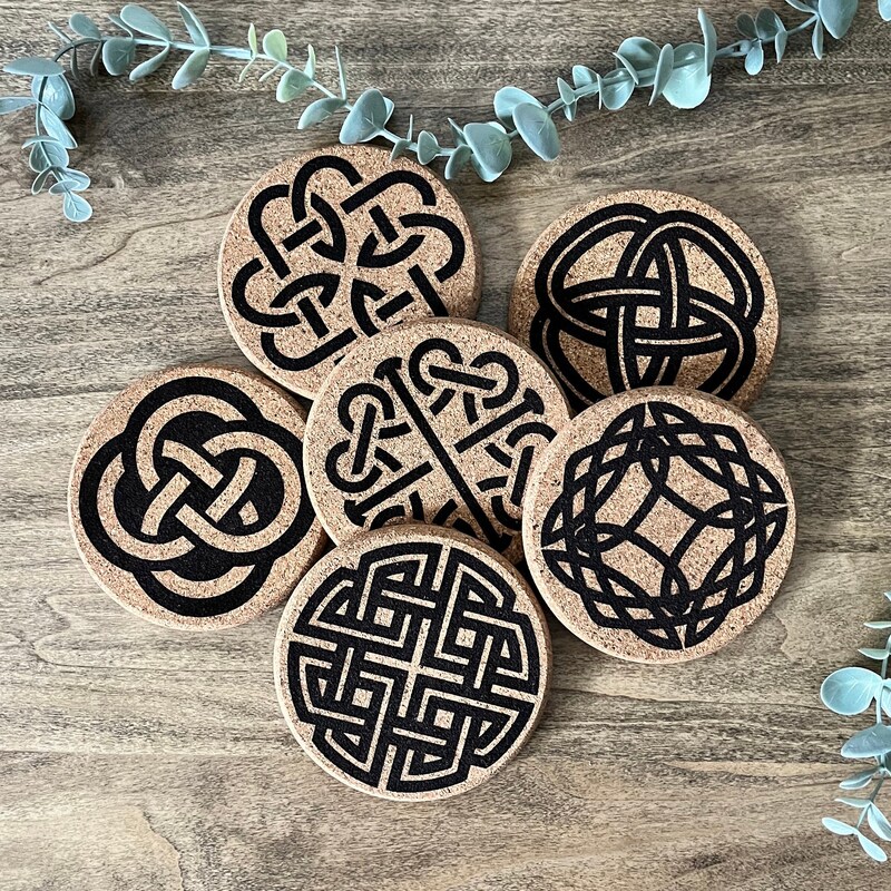 Celtic Knot Coasters - Etsy