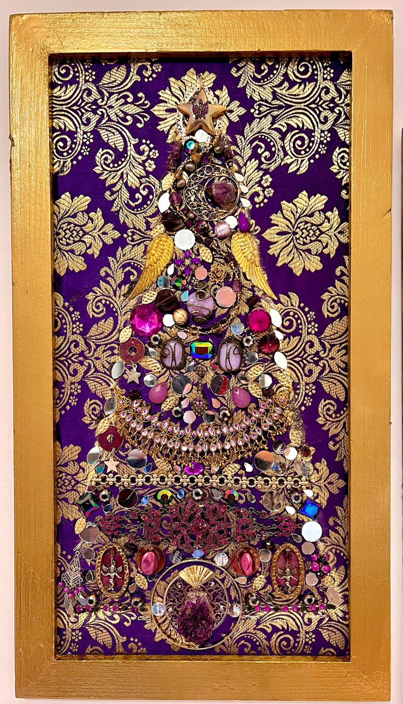 Royal Purple Jewelry Christmas Tree - Etsy