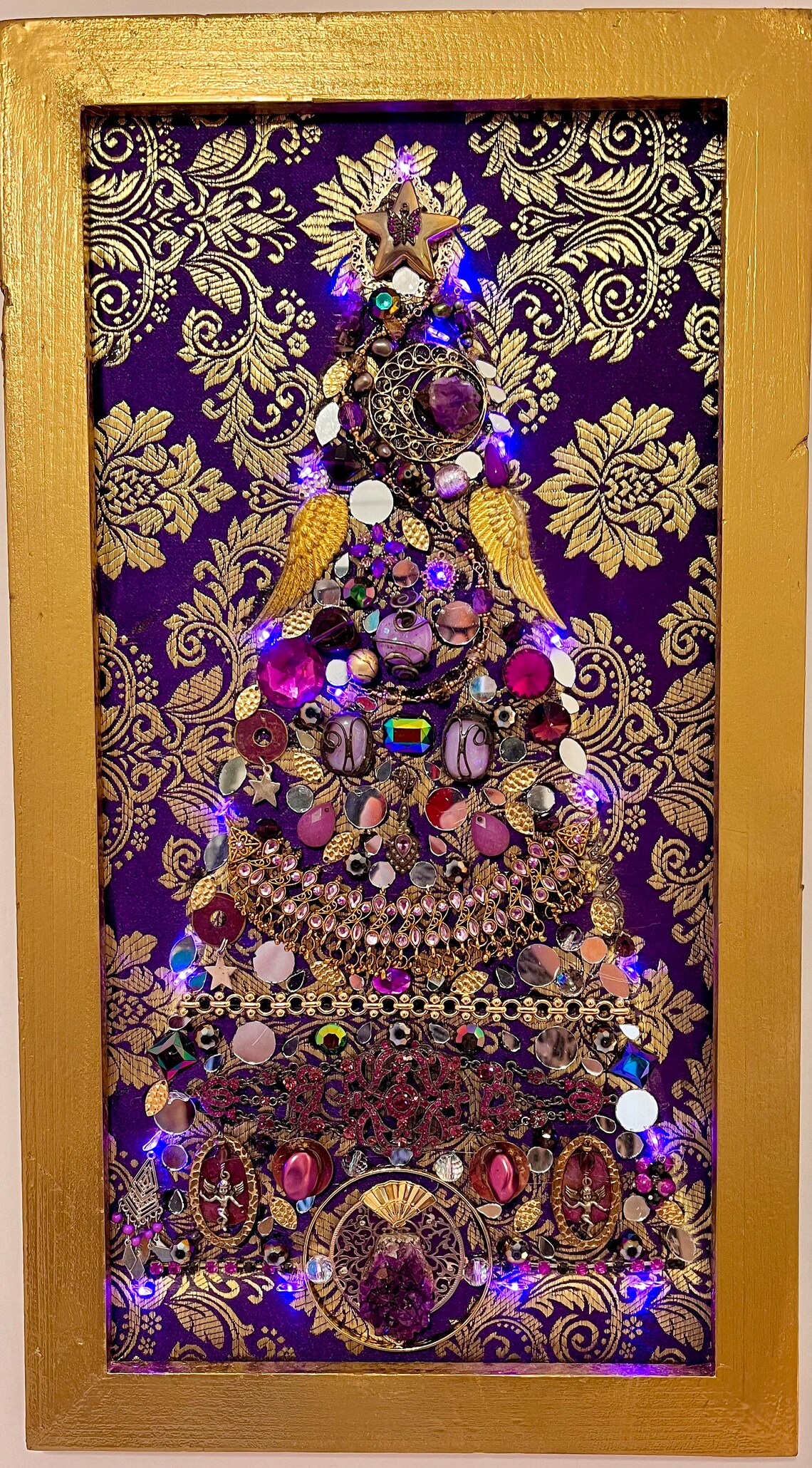 Royal Purple Jewelry Christmas Tree - Etsy