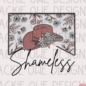 Shameless Png, Song Lyrics Png, Cowgirl Png, Boujee Western Png, Punchy ...